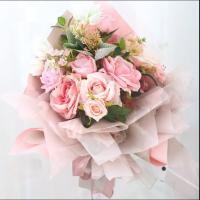 China Flower Wrapping Paper in Korean Style for Waterproof Fresh Flower Packaging Tissue Paper for sale