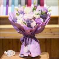 China Single Colour Print Flower Wrapping Paper for Customized Bouquet Packaging for sale