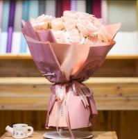China Single Colour Print Flower Wrapping Paper for Customized Bouquet Packaging for sale