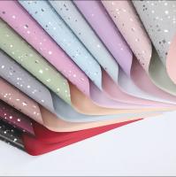 China Bright Starry Sky Waterproof Wrapping Paper Advanced Two-color Thickened For Fresh Flower for sale