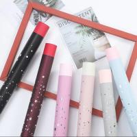 China Bright Starry Sky Waterproof Wrapping Paper Advanced Two-color Thickened For Fresh Flower for sale