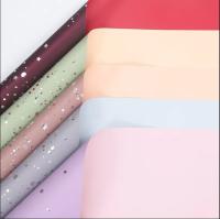 China Bright Starry Sky Waterproof Wrapping Paper Advanced Two-color Thickened For Fresh Flower for sale