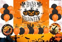 China Wholesales Halloween Foil Balloons Wholesale Inflatable Cloud Double Print Mylar Balloon for sale