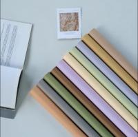 China 2024 Korean Matte Waterproof Solid Color Paper Flower Wrapping Paper Bouquet Packaging Florist Supplies Wholesale for sale