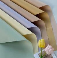 China 2024 Korean Matte Waterproof Solid Color Paper Flower Wrapping Paper Bouquet Packaging Florist Supplies Wholesale for sale