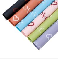 China 2024 Shinewrap Factory New Design Forever Love Wrapping Paper Waterproof Florist Bouquet Packing Paper For Fresh Flower for sale