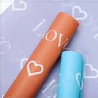 China 2024 Shinewrap Factory New Design Forever Love Wrapping Paper Waterproof Florist Bouquet Packing Paper For Fresh Flower for sale
