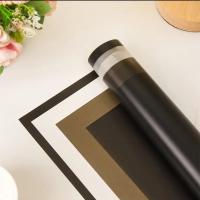 China Simple Fashion Style Translucent Flower Wrapping Paper Color Frame Flower Paper Florist Packaging Materials Wholesale for sale