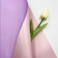China Ouya Paper Luxury Korean Flower Wrapping Biocolor-Double-Sided Bouquet Florist Waterproof Wrapping Paper For Flowers for sale