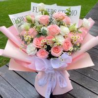 China Solid Color Paper Flower Packaging Paper Waterproof Florist Bouquet Packaging Wrapping Paper For Fresh Flowers Wholesale for sale