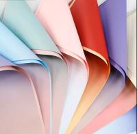 China Flower Gift Wrapping Paper Double-Sided Glorious Youth Graduated Color Wrapping Paper Bouquet Packaging Materials for sale
