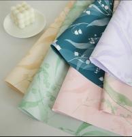 China Flower Bouquet Wrapping Paper Patterned Waterproof Floral Plastic Wrapping Paper For Fresh Flower Wholesale for sale