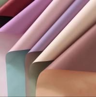 China Biocolor Two-side Recyclable Florist Wrapping Paper For Fresh Flower Customized Color for sale