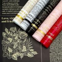 China Wholesales ONLY 57CM* 57CM Paper Flower Wrapping Paper with in 2025 Style for sale