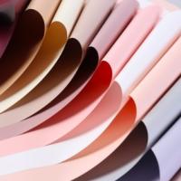 China Korean Style First Love Flower Wrapping Paper Solid Color Paper for Artistic Waterproof Flower Material for sale