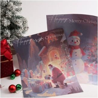 China Christmas Atmosphere Paper Flower Wrapping Paper Kraft Paper Diy Handmade Gift Paper Bouquet Flower Shop Flower Material for sale