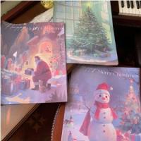 China Christmas Atmosphere Paper Flower Wrapping Paper Kraft Paper Diy Handmade Gift Paper Bouquet Flower Shop Flower Material for sale