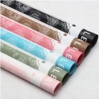 China Rose Garden Flower Wrapping Paper Plastic Film Small Fresh High-end DIY Handmade Flower Shop Flower Art Materials for sale