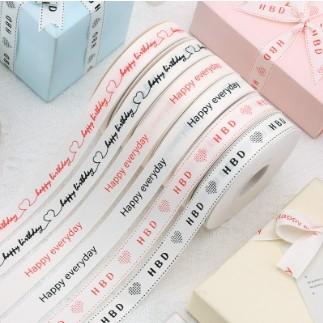 China Mutiple Color Manchester English Flower Packaging Materials Ribbon For Customer Customization DIY Gift And Cake Tying for sale