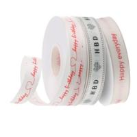 China Mutiple Color Manchester English Flower Packaging Materials Ribbon For Customer Customization DIY Gift And Cake Tying for sale
