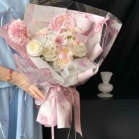 China Brilliant Series Flower Wrapping Paper Wholesale Flowers Floral Materials Flower Shop Supplies Relief Art Flower Wrapping Paper for sale