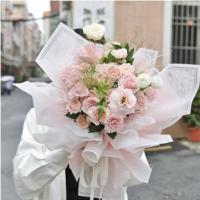 China Waterproof Flower Shop Flower Wrapping Paper featuring Lizhiran Lily of the Valley Design 56*56cm for sale