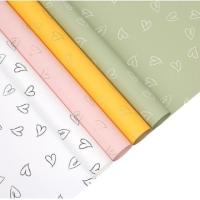 China Lizhiran Sweetheart Waterproof Love Bouquet Wrapping Paper Flower Paper Flower Shop Flower Packaging Material for sale