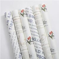 China Flower Wrapping Paper Material Flower Paper Art Paper Ins Style Decoration Flower Shop Supplies Gift Box Tulip Flower Paper for sale