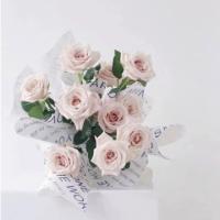 China Flower Wrapping Paper Material Flower Paper Art Paper Ins Style Decoration Flower Shop Supplies Gift Box Tulip Flower Paper for sale