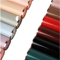 China Lizhiran Golden Age Flower Wrapping Paper Jelly Film Gold Edge Water Glossy Film Bouquet Wrapping Paper for sale