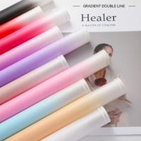 China Lizhiran Gradient Milan Paper Floral Paper Lollipop Wrapping Paper Matte Paper Flower Shop Flower Wrapping Paper Wholesale for sale