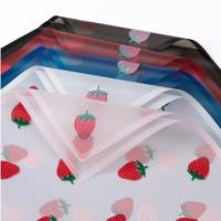 China Edged Strawberry Matte Waterproof Flower Wrapping Paper Floral Wrapping Translucent Flower Paper Materials Wholesale for sale