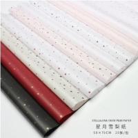 China Multiple Color Xueli Paper Grade Hot Metal Texture Packaging Material Lining for Flower Shop Bouquet for sale
