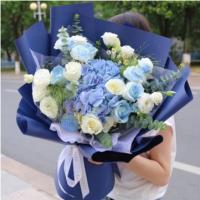 China Pure color Ou Ya paper flower wrapping paper flower wrapping paper opening flower basket gift rose flower material Korean style first love for sale