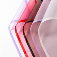 China Flower Wrapping Solid Color Matte Magic Edge Paper Translucent Waterproof Korean Paper for Multiple Color Bouquet Packaging for sale