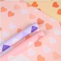 China Waterproof Rose Bouquet Wrapping Paper in Neon Love Colors DIY Craft Material for sale