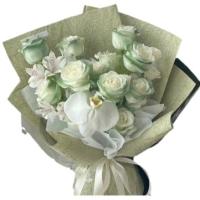 China Handmade Stone Pattern Flower Wrapping Paper Texture Lining Paper Pleated DIY Flower Paper Bouquet Packaging 56*56cm for sale