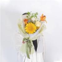 China 56*56cm Flower Wrapping Paper for Qixi Festival Pure Paper and Waterproof for sale