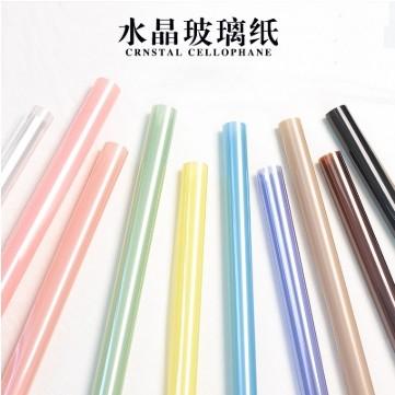 China Floral Bouquet Wrapping Paper Waterproof And Solid Color For Flower Shop Materials for sale
