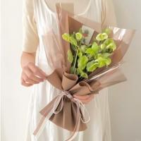 China Floral Bouquet Wrapping Paper Waterproof And Solid Color For Flower Shop Materials for sale