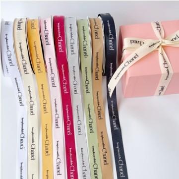 China High Tenacity and Solid Color Decoration Single Face Polyester Gift Wrap Ribbon with Woven Technics in Customized Color for sale