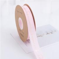China 25 mm Customize Heart-warming Gold-stamped Thread Ribbon The Perfect Decoration for Mother's Day and Valentine's Day for sale