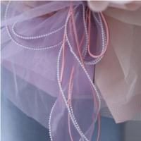 China Decoration Pearl Fishtail Yarn Ribbon Floral Flower Packaging Ribbon for Rose Flower Bouquet Making Materials 9X9X2.5 cm for sale
