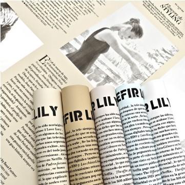 China Waterproof Retro English Newspaper Flower Wrapping Paper in 57*57cm Size for Fashion Weekly Girls Series for sale