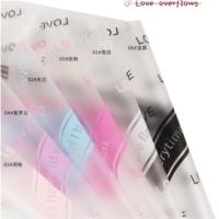 China Valentine's Day Confession Matte Letter Flower Wrapping Paper for Bouquet Gift Packaging Materials for sale