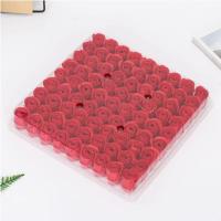 China 3-Layer Rose Soap Flower for Valentine's Day Wedding Christmas 5cm Diameter 6cm Height No Bottom Couple Gift Simulation Flower for sale
