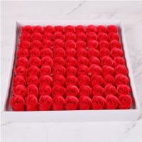 China 3-Layer Rose Soap Flower for Valentine's Day Wedding Christmas 5cm Diameter 6cm Height No Bottom Couple Gift Simulation Flower for sale