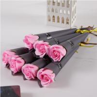China Single Soap Rose Flower Simulation Soap Flower Bouquet Mother's Day Gift Valentine's Day Event Small Gift Wholesale for sale