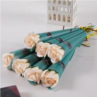 China Single Soap Rose Flower Simulation Soap Flower Bouquet Mother's Day Gift Valentine's Day Event Small Gift Wholesale for sale