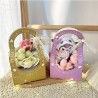 China Creative Chinese Valentine's Day Gift Cartoon Plush Doll Flower Basket with Multiple Color Options for sale